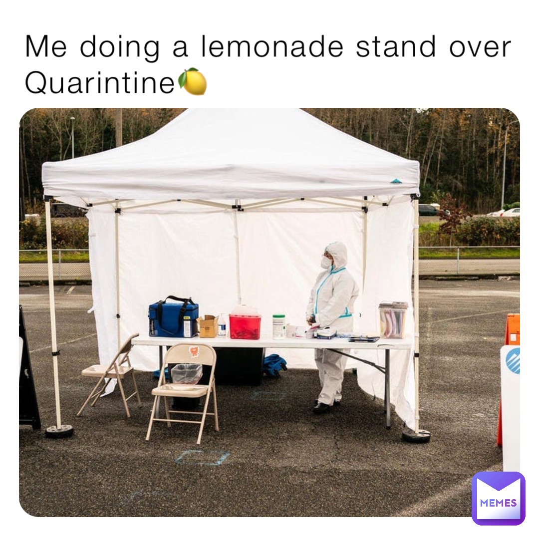 Me Doing A Lemonade Stand Over Quarintine🍋 Lilabelike Memes
