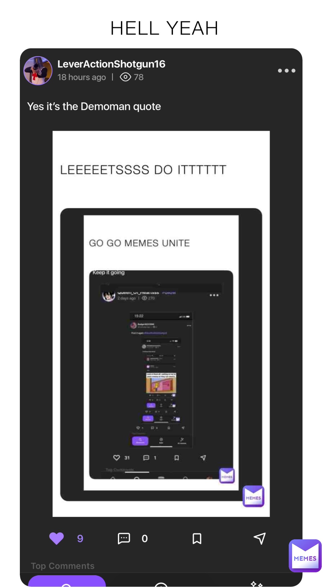 HELL YEAH | @beeschurgerX | Memes