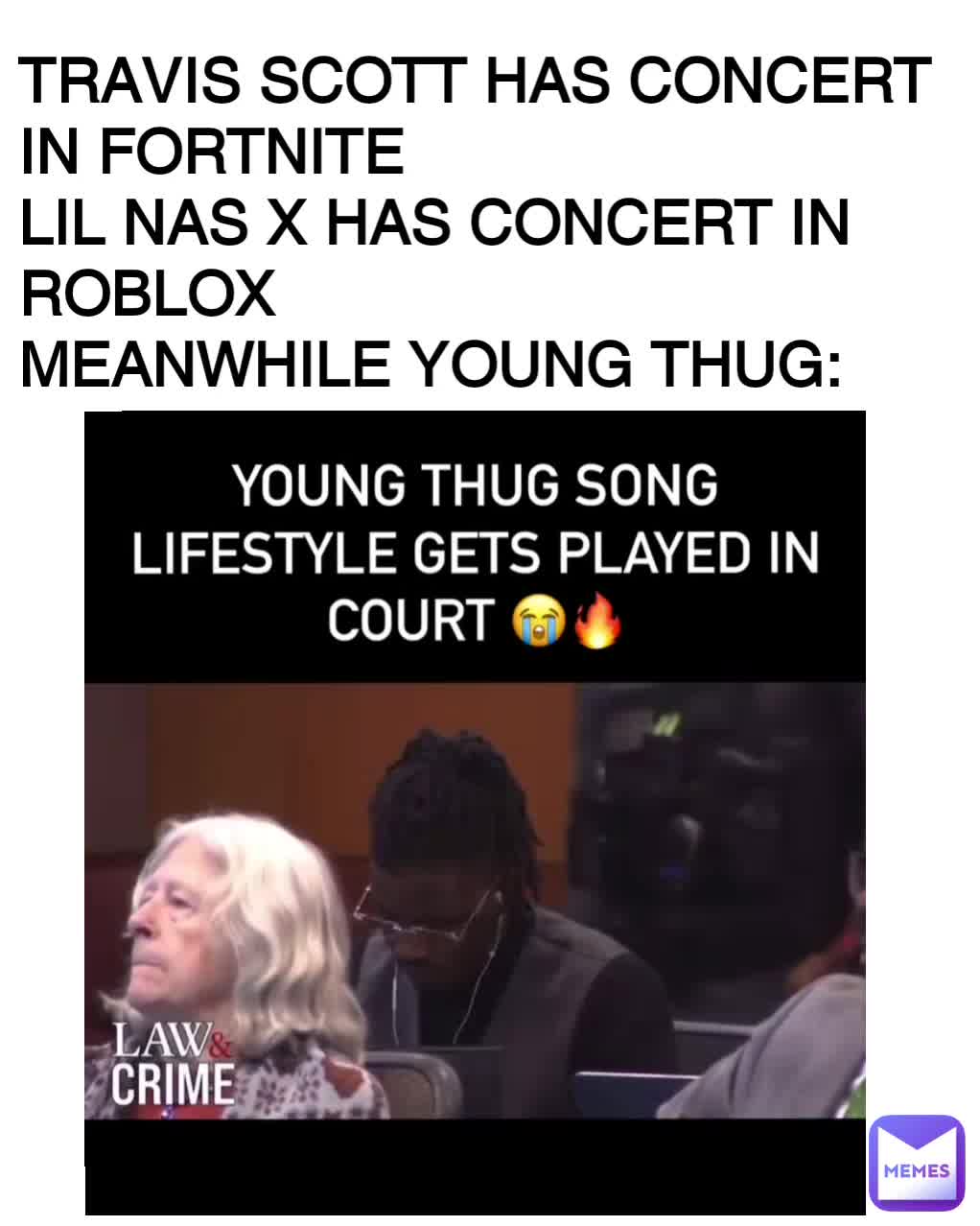 TRAVIS SCOTT HAS CONCERT IN FORTNITE LIL NAS X HAS CONCERT IN ROBLOX ...