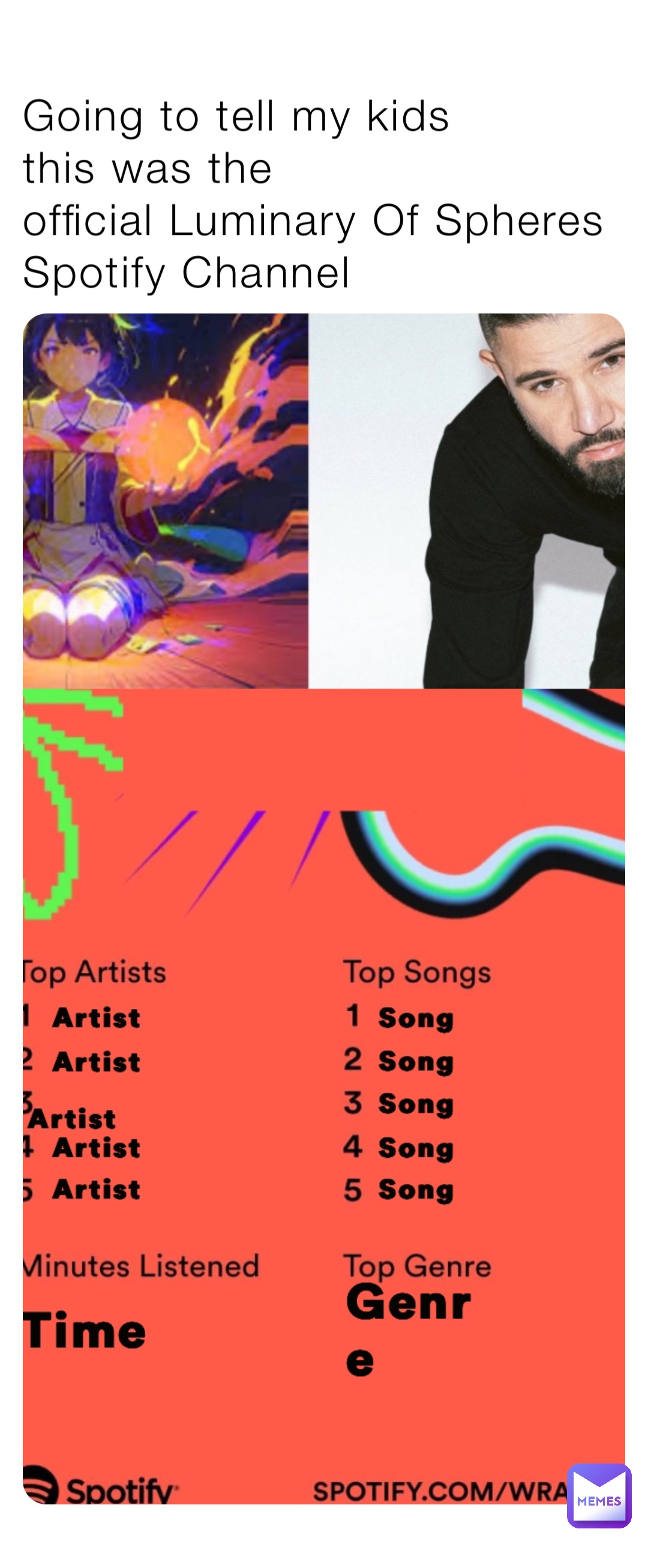 Going to tell my kids this was the official Luminary Of Spheres Spotify Channel | @seanne12crazy ...