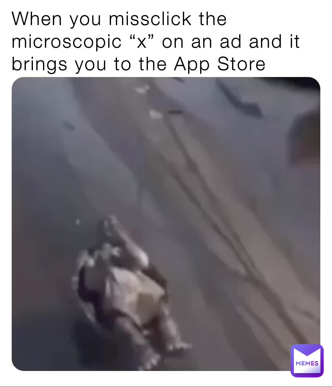 When you missclick the microscopic “x” on an ad and it brings you to ...