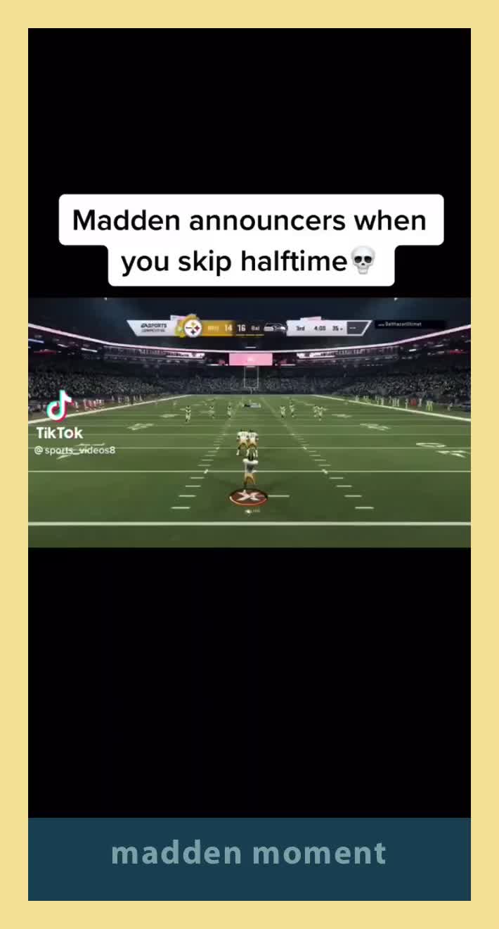 madden moment | @pOoP_mOnK69420 | Memes