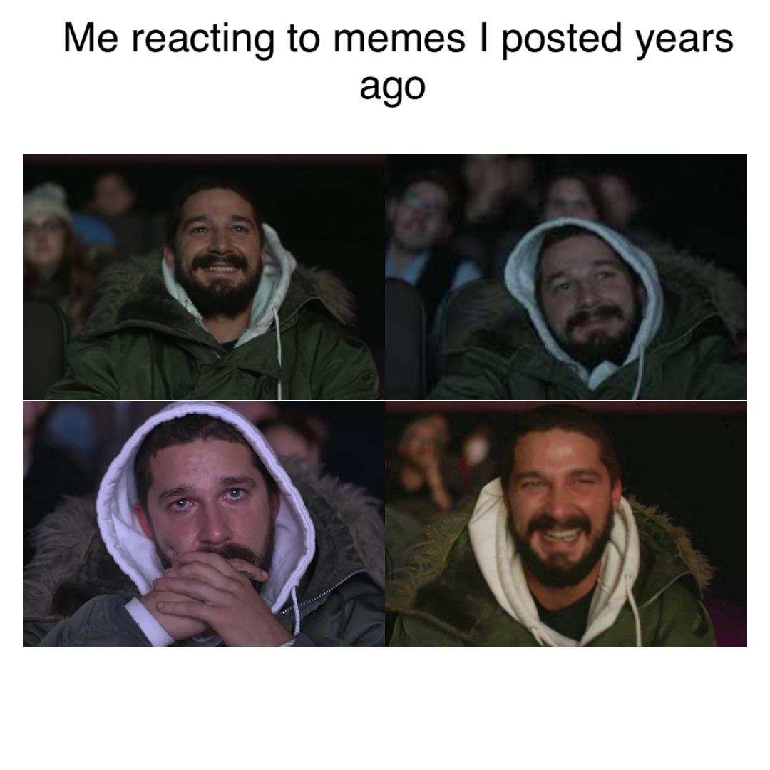 Me reacting to memes I posted years ago | @BlaccBoDuke82 | Memes