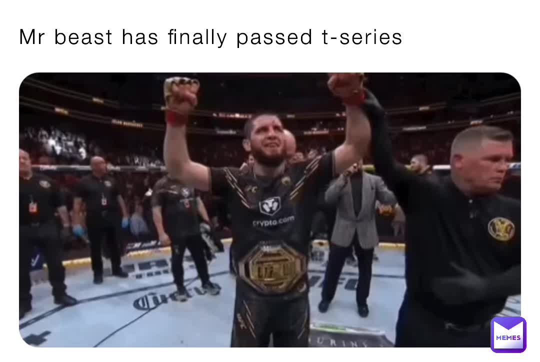 Mr beast has finally passed t-series | @the_canadien | Memes