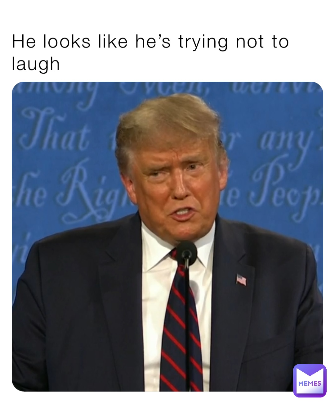 He looks like he’s trying not to laugh | @Muncher_Gurly | Memes