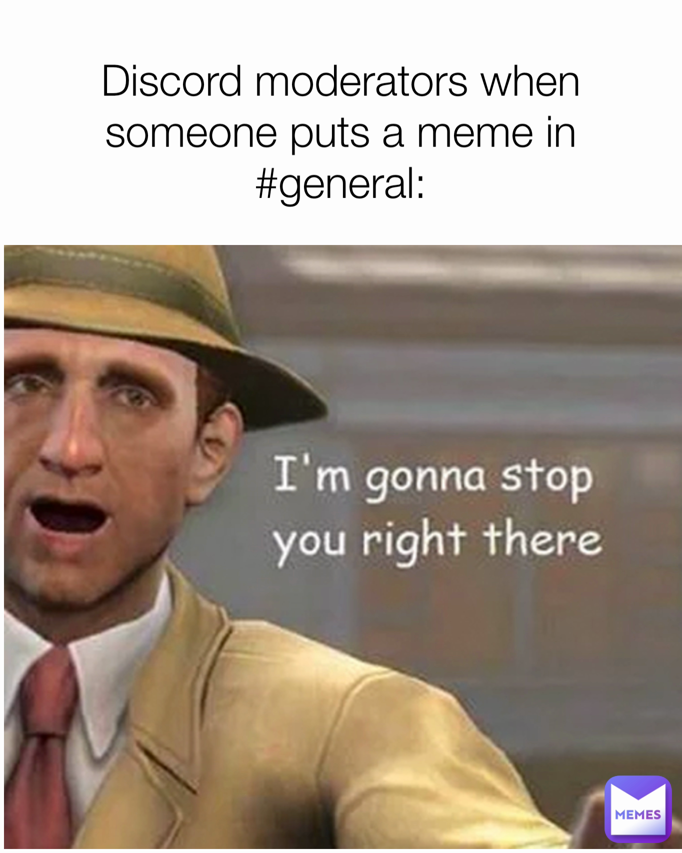 Discord Moderators When Someone Puts A Meme In general 