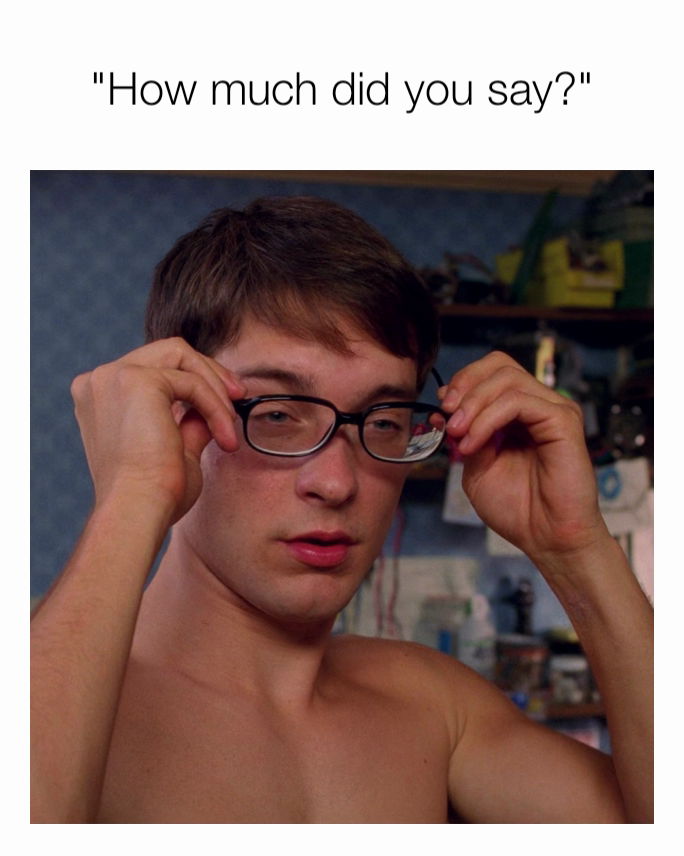 "How much did you say?" | @professionalpiercer | Memes