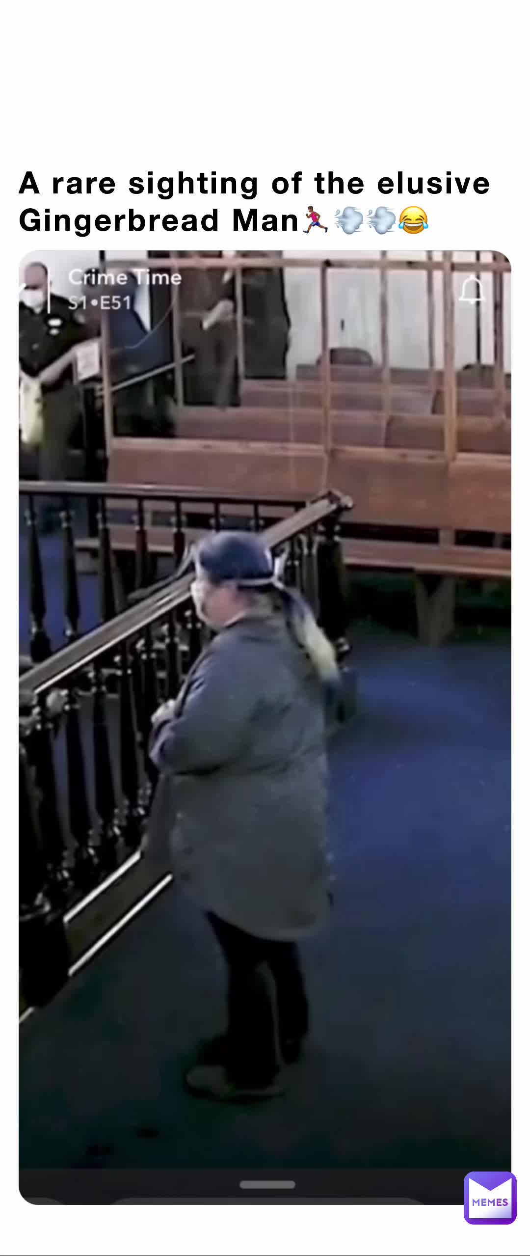 A rare sighting of the elusive Gingerbread Man🏃🏾‍♂️💨💨😂 ...