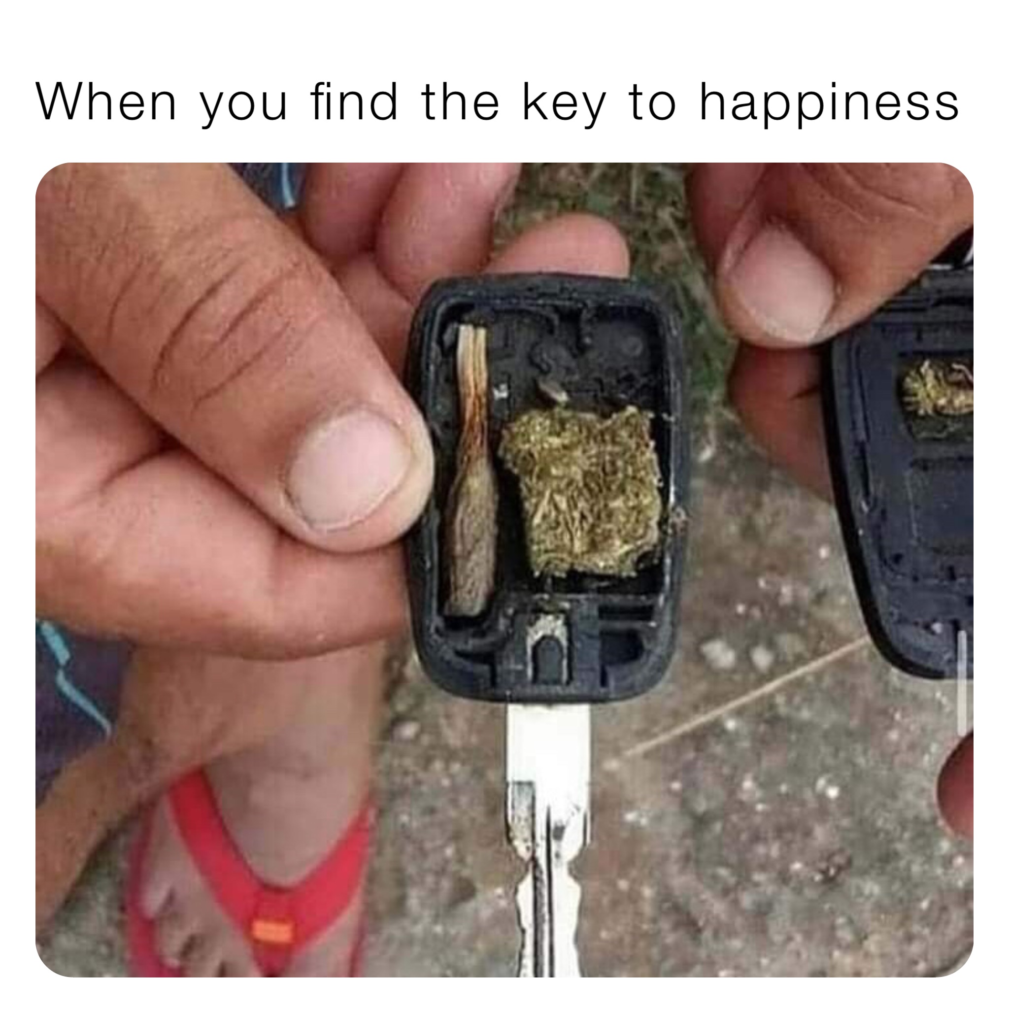 When you find the key to happiness | @dondurgan | Memes
