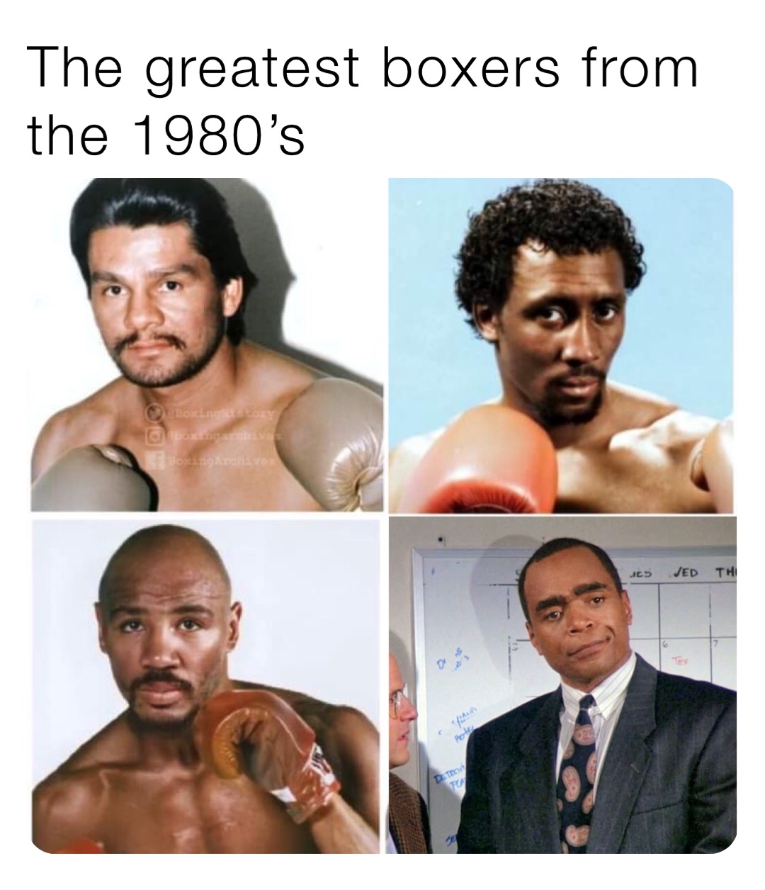 The greatest boxers from the 1980’s | @dondurgan | Memes