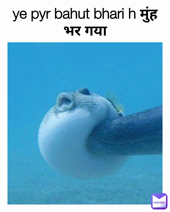 ye pyr bahut bhari h मुंह भर गया | @Baaphu919 | Memes