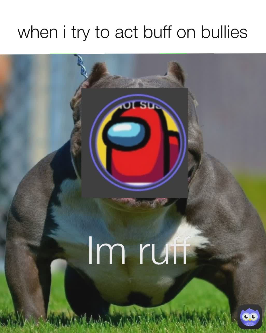 Im ruff when i try to act buff on bullies | @Joker_Idiot | Memes