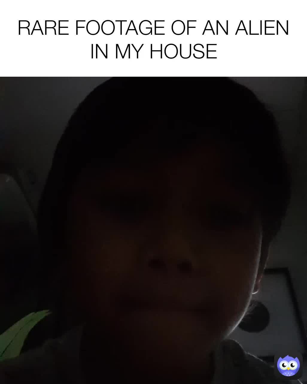 RARE FOOTAGE OF AN ALIEN IN MY HOUSE | @Joker_Idiot | Memes