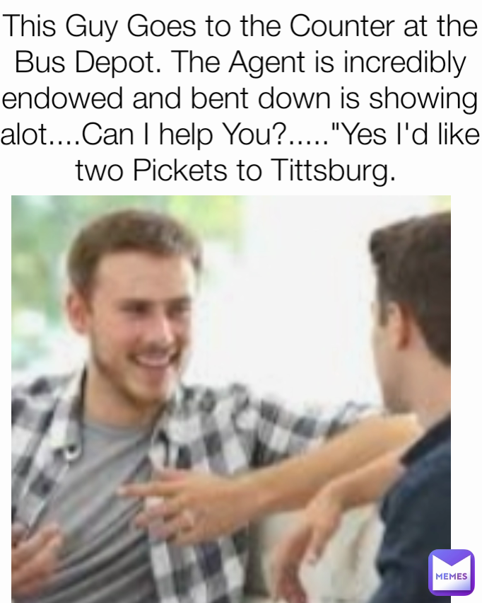 This Guy Goes to the Counter at the Bus Depot. The Agent is incredibly ...