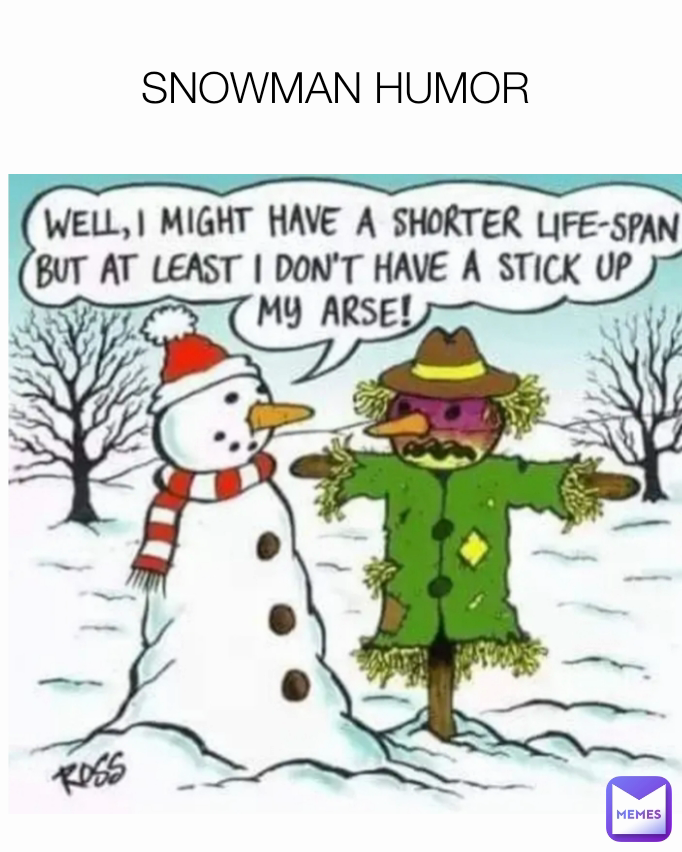 SNOWMAN HUMOR | @Curmudgeon | Memes