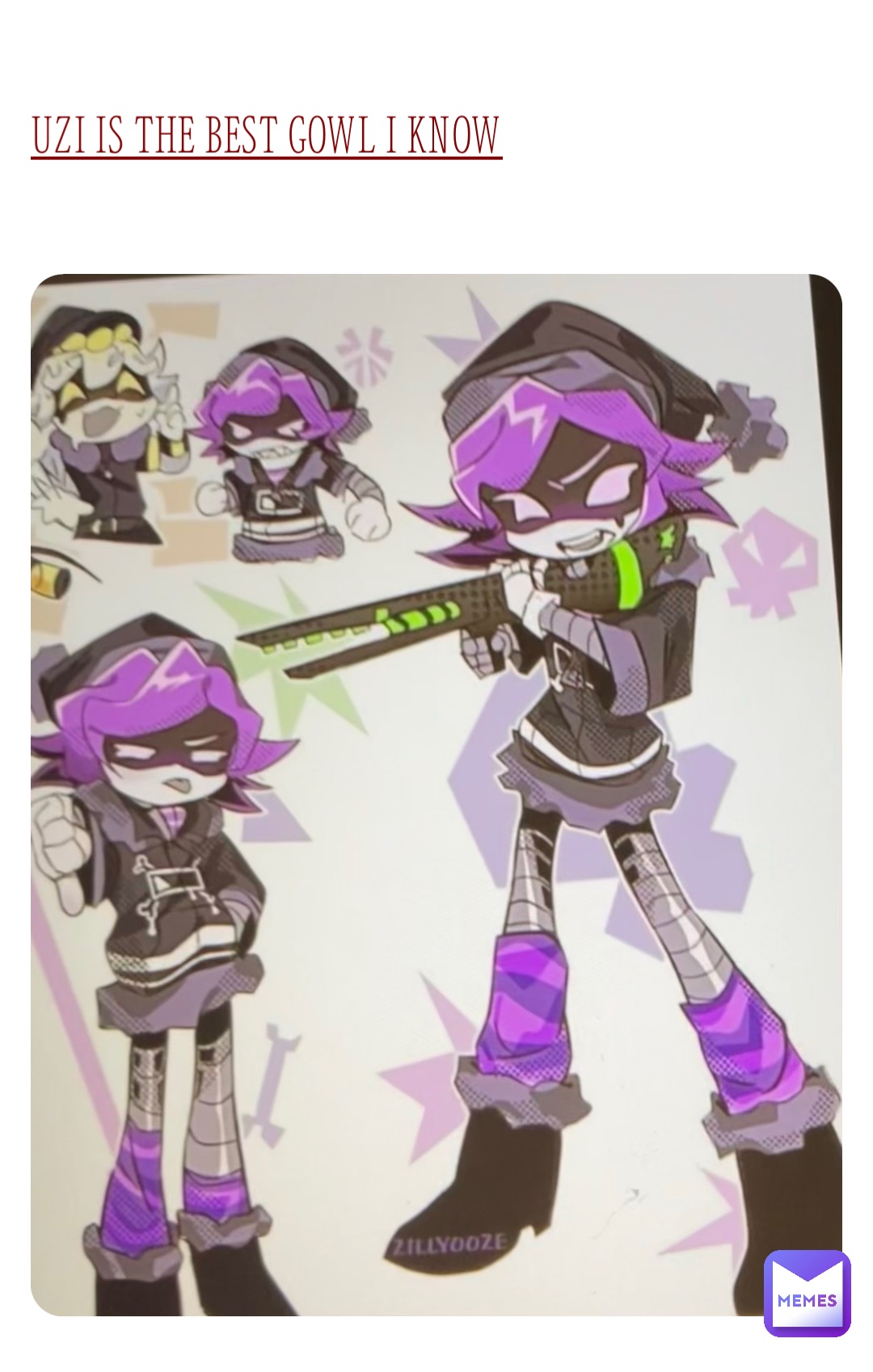 UZI IS THE BEST GOWL I KNOW | @sachiko_susuki | Memes