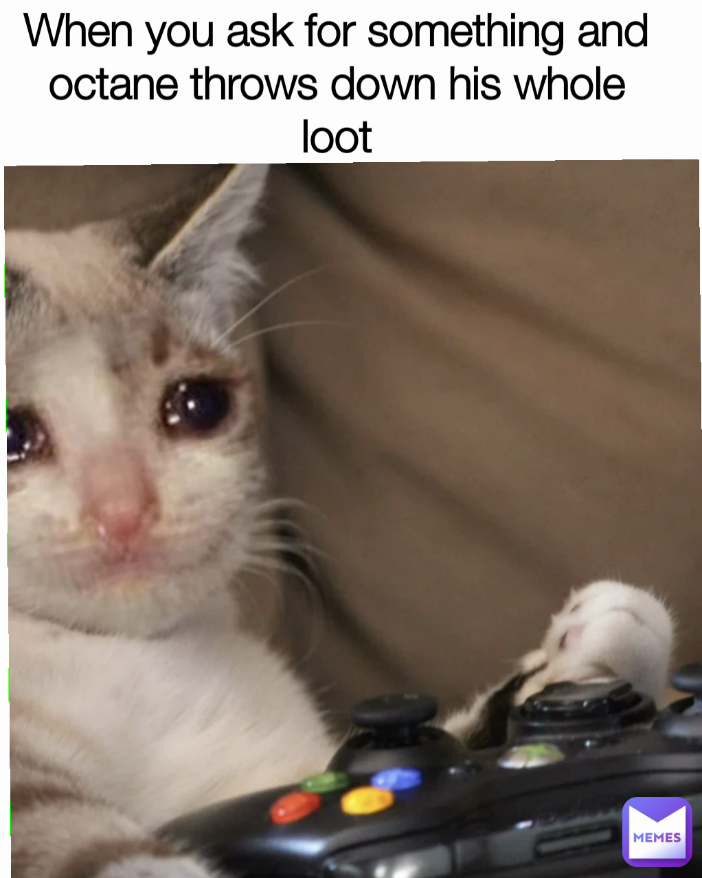 When you ask for something and octane throws down his whole loot ...