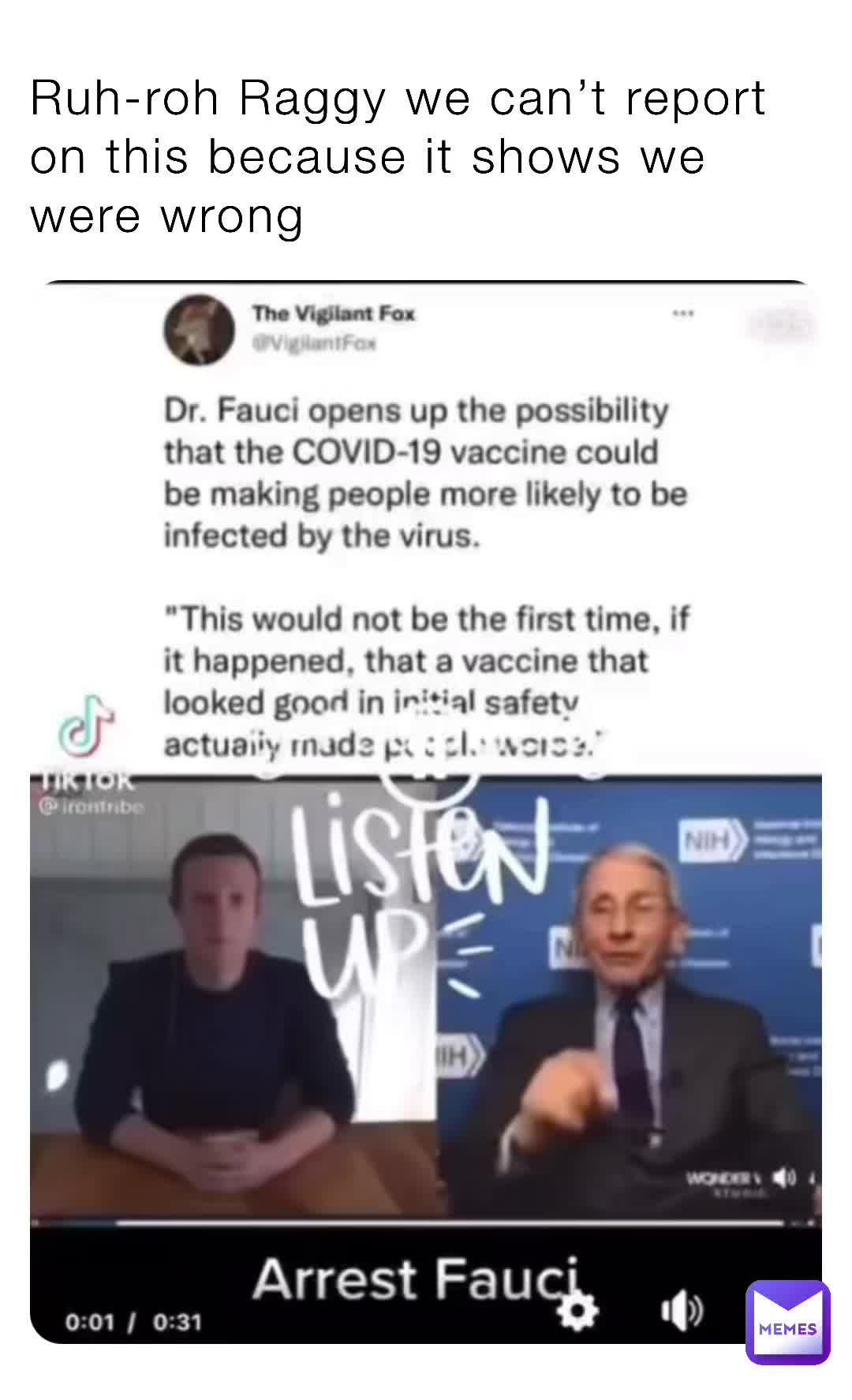 Ruh-roh Raggy we can’t report on this because it shows we were wrong ...