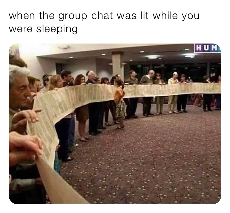 when the group chat was lit while you were sleeping | @vaearia3 | Memes
