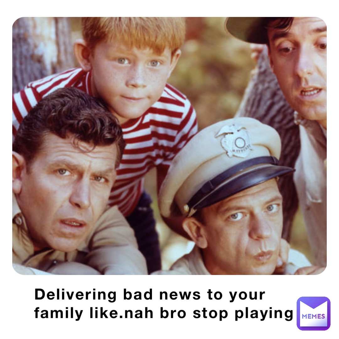 Delivering bad news to your family like.nah bro stop playing | @JoeJ41 ...