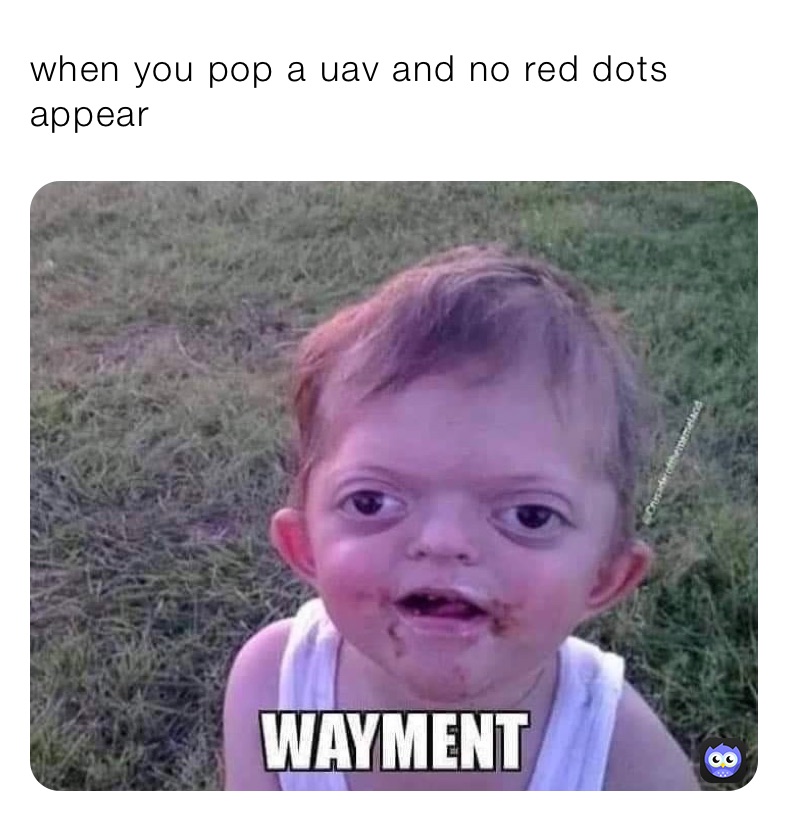 when you pop a uav and no red dots appear | @SmithiiSmith | Memes