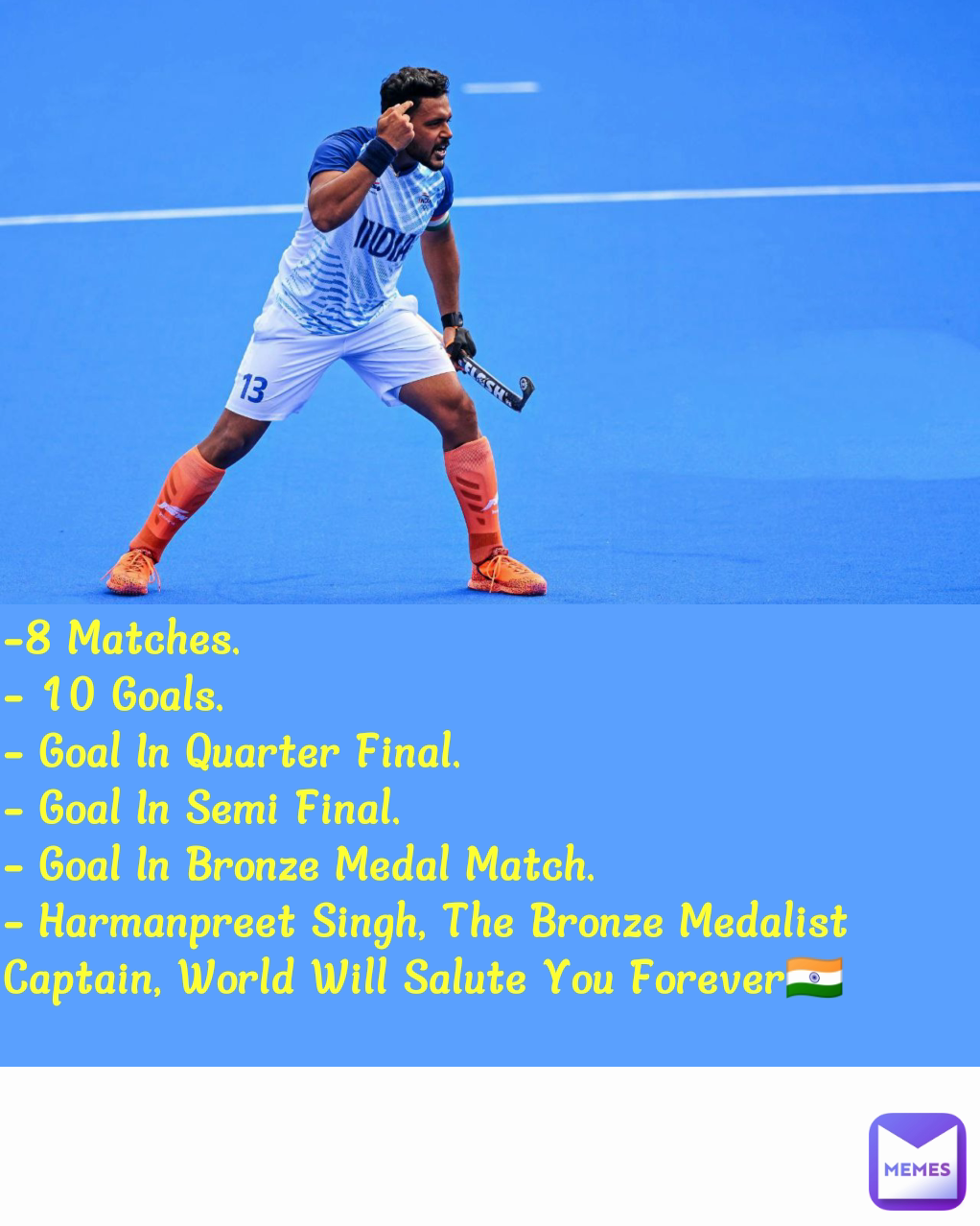 -8 Matches. - 10 Goals. - Goal In Quarter Final. - Goal In Semi Final ...