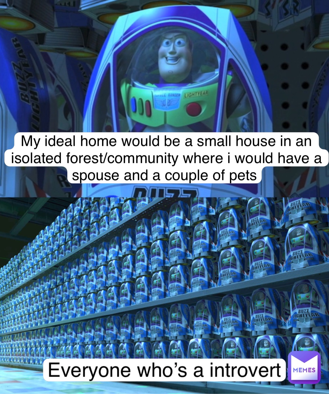 My ideal home would be a small house in an isolated forest/community ...