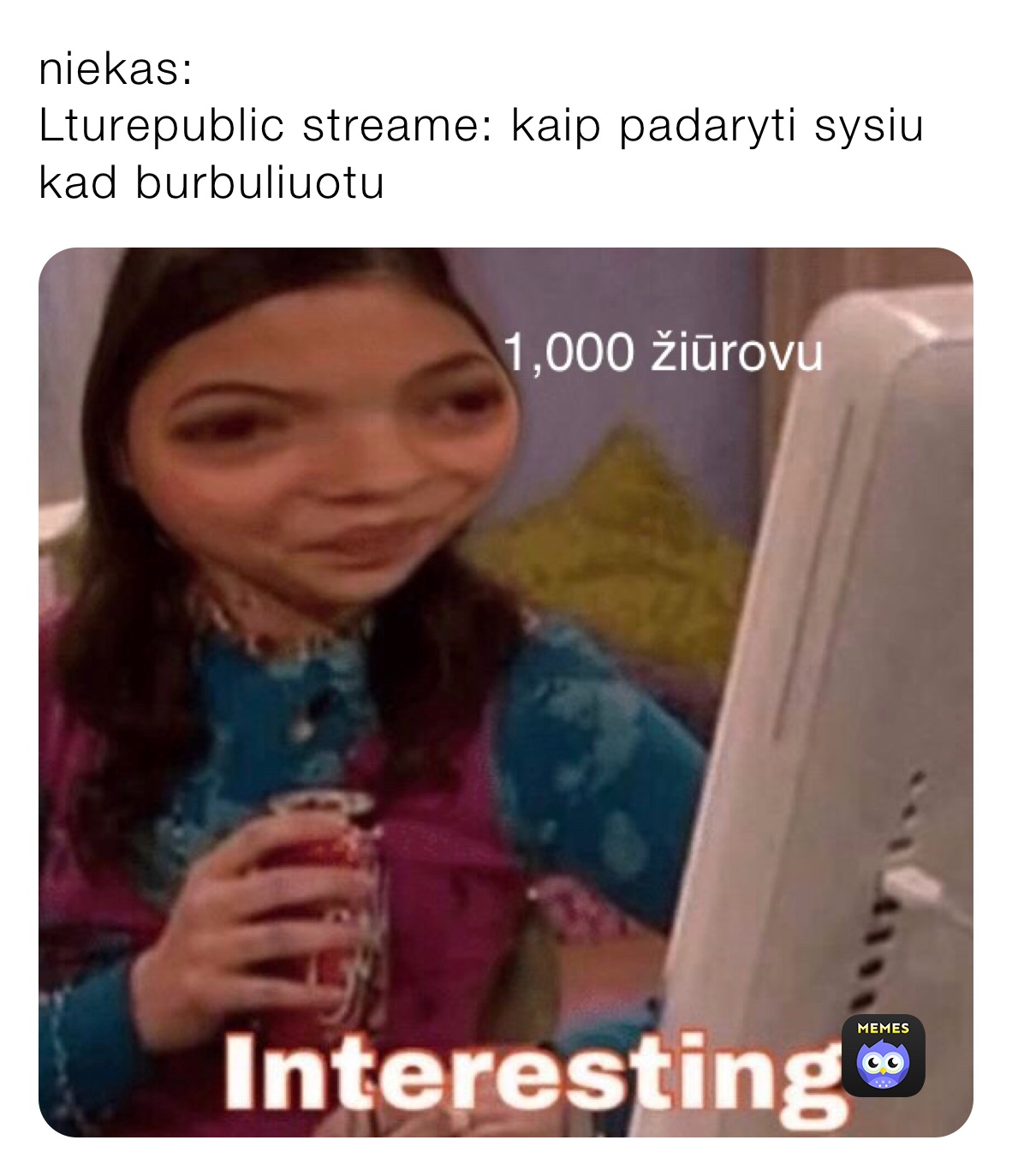 niekas: Lturepublic streame: kaip padaryti sysiu kad burbuliuotu ...